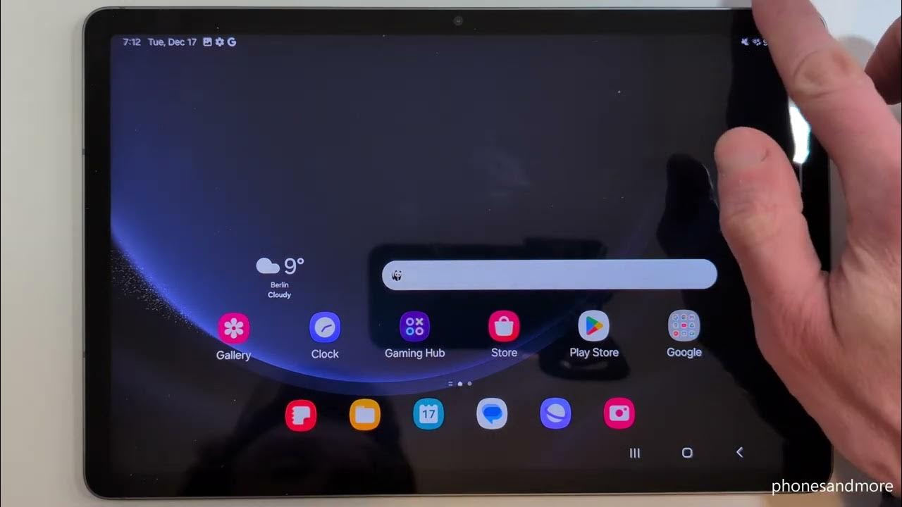 Samsung Galaxy Tab S10 Plus: How to turn off the tablet? And how to set ...
