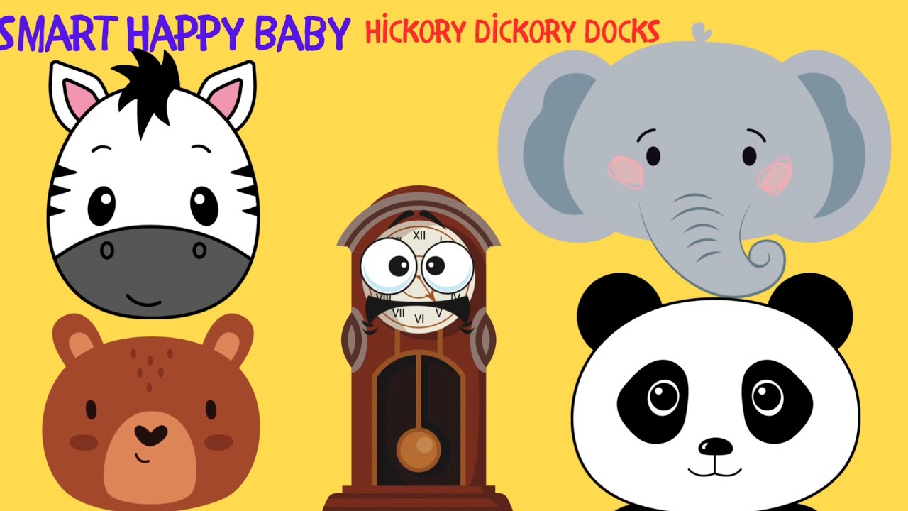 Smart Happy Baby | Ten Minutes Hickory Dickory Dock | 10 Minutes ...