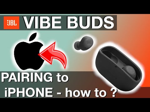 Pairing JBL VIBE BUDS to an iPhone (How to instructions for Bluetooth ...