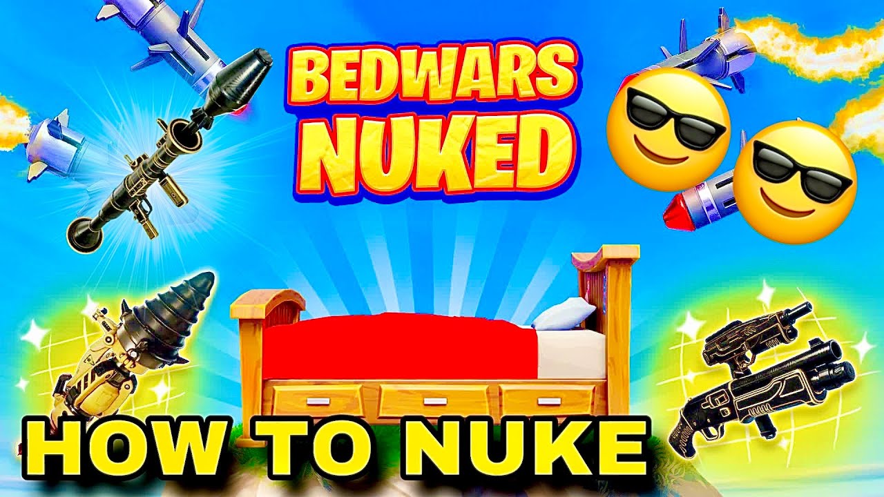 How To Nuke In Fortnite BedWars Using Exotic RPG! (3v3v3v3) - YouTube