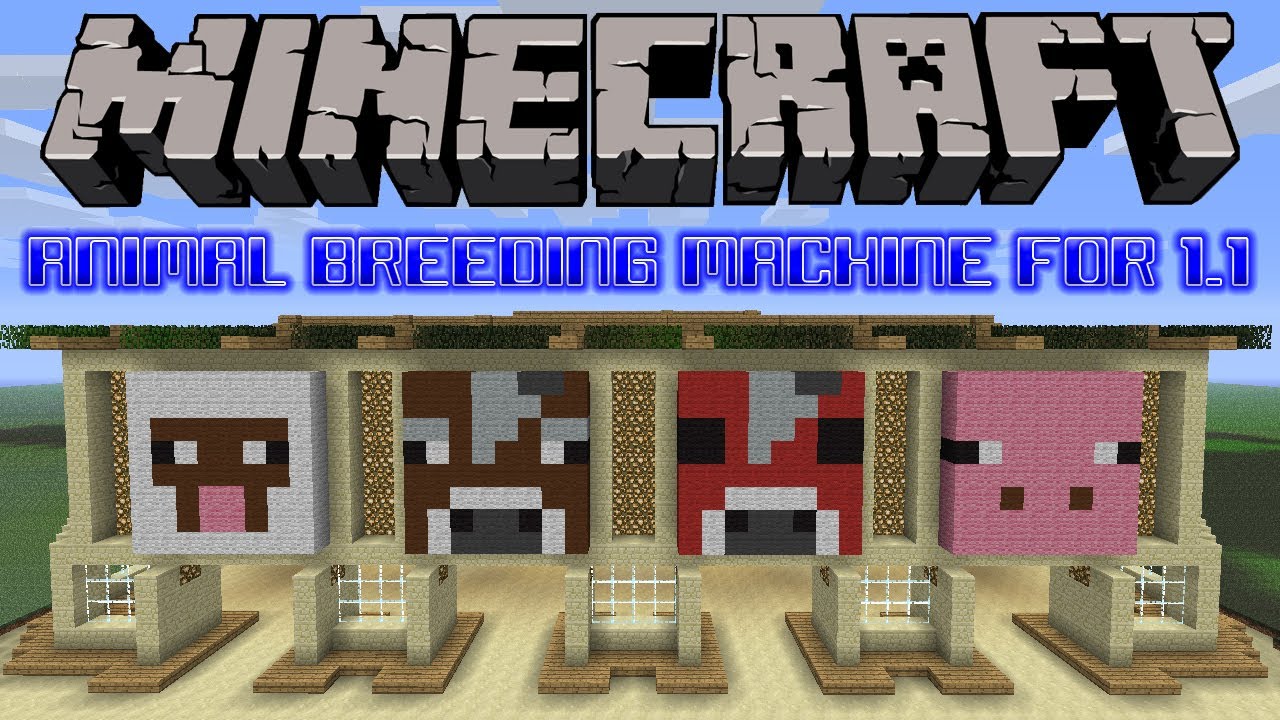 Animal Breeding Machine For 1.1 Tutorial - YouTube