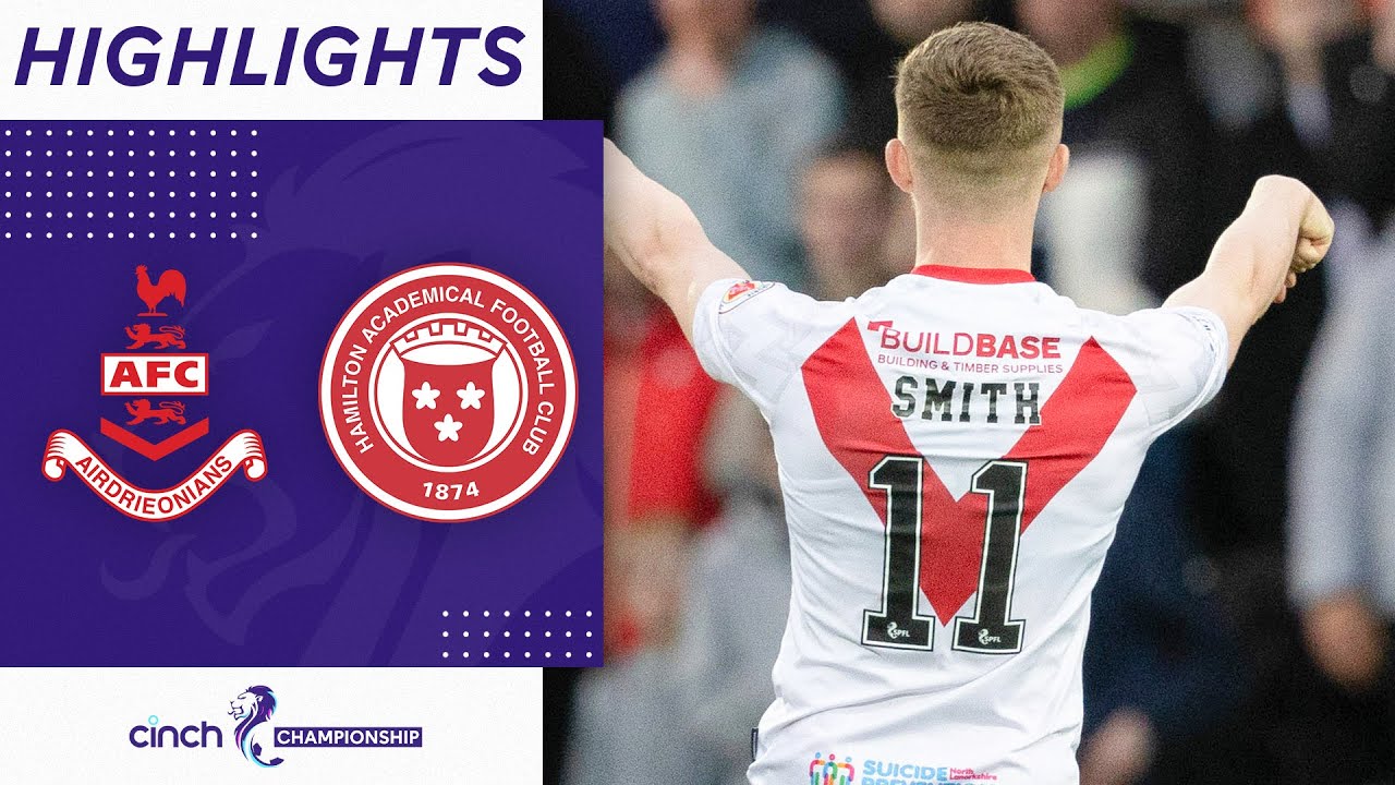 Airdrieonians 1-0 Hamilton Academical | Smith Secures Narrow First-Leg ...
