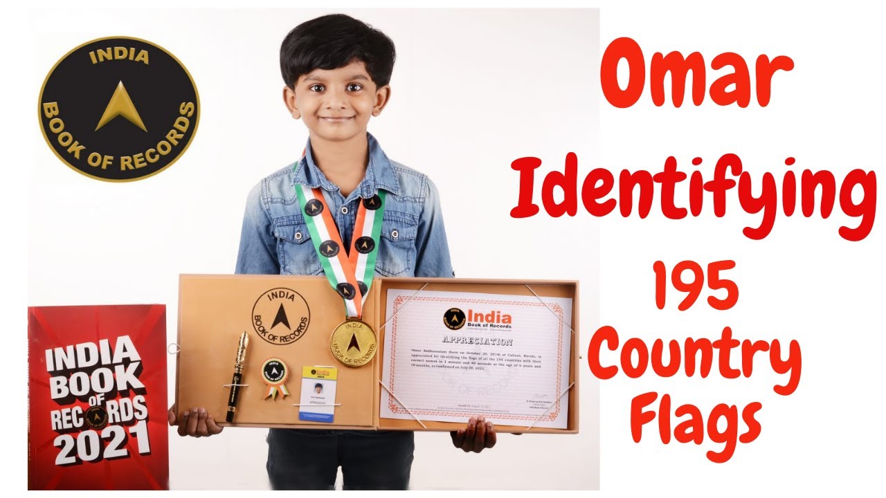 Identifying 195 Country Flags - INDIA BOOK OF RECORD / Omar |Champions ...