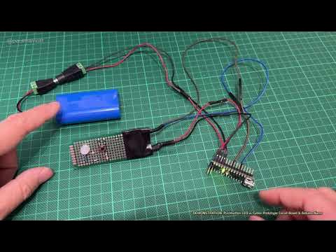 DEMONSTRATION: Pushbutton LED w/Green Prototype Circuit Board & Arduino ...