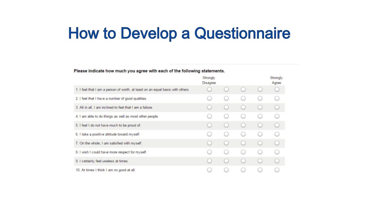 How to develop a questionnaire | Survey | Research Instrument | Suhail ...
