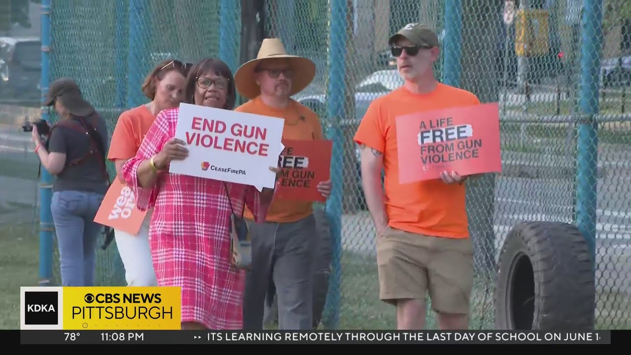 Local groups come together to kick off Wear Orange Weekend - YouTube