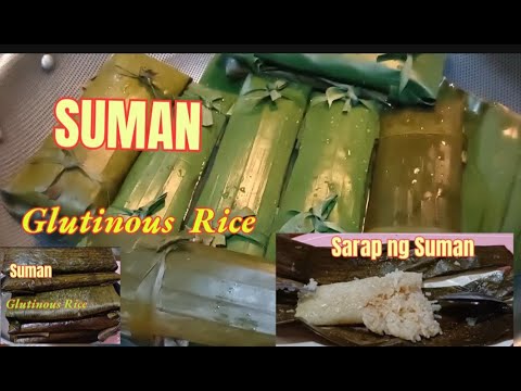 Ganito ako gumawa ng SUMAN na Malagkit na bigas/LORY'S KITCHEN - YouTube