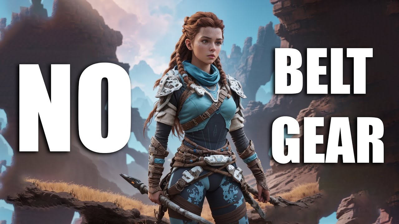 Best mods for Horizon Zero Dawn - No Belt Gear Mod - YouTube