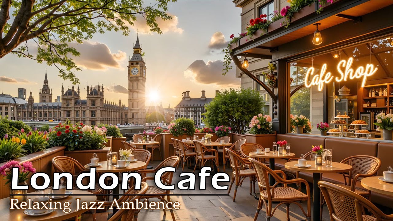 Relaxing Bossa Nova Cafe Music at London - Chill Jazz Vibes with a ...