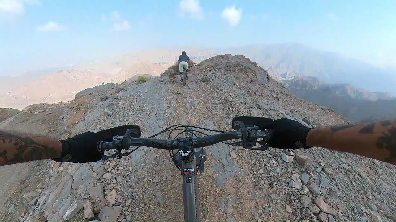 Al Hamri DH Trail - First ride after rain destruction - YouTube