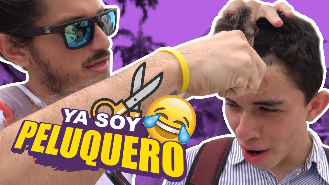 CORTE DE CABELLO EXPRESS A DESCONOCIDOS | Logan y Logan - YouTube