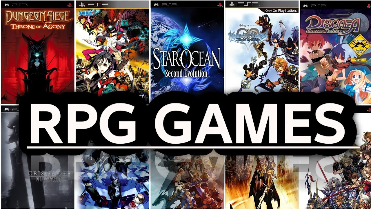 TOP 20 BEST RPG GAMES FOR PSP[PLAYSTATION PORTABLE] - YouTube