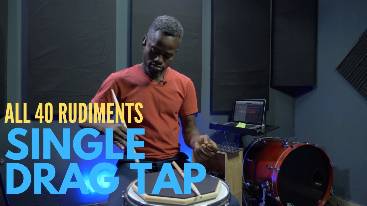 How To Play Single Drag Tap - Drum Rudiment Lesson - YouTube