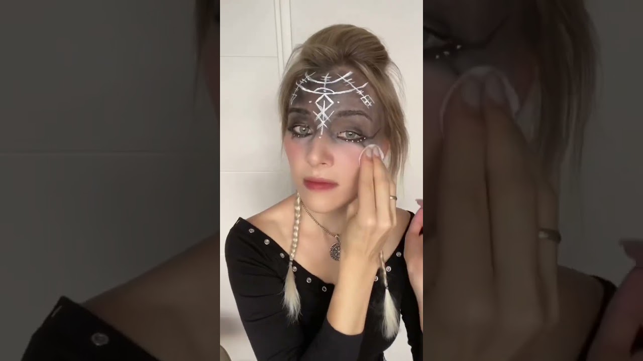 Peyton Parrish - Ragnarök | Viking makeup tutorial | Lagertha inspired makeup| Halloween makeup ...