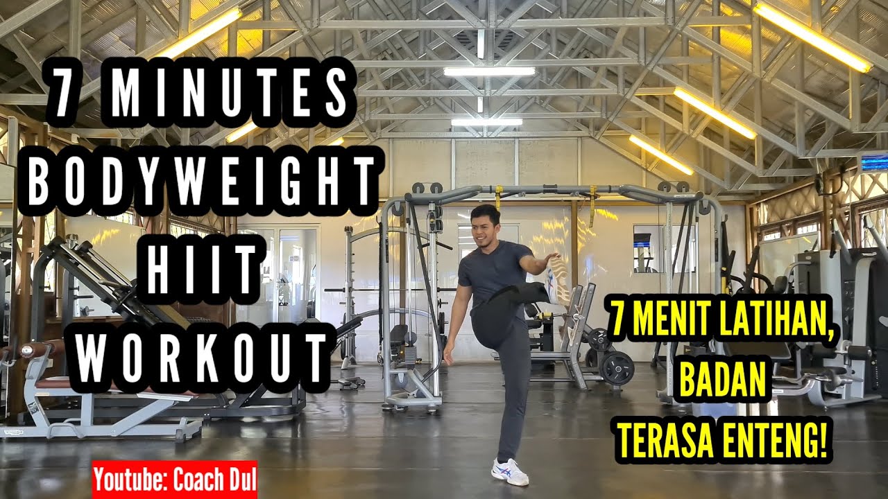 HIIT - HOME WORKOUT| Latihan cuma 7 menit, badan terasa enteng! - YouTube