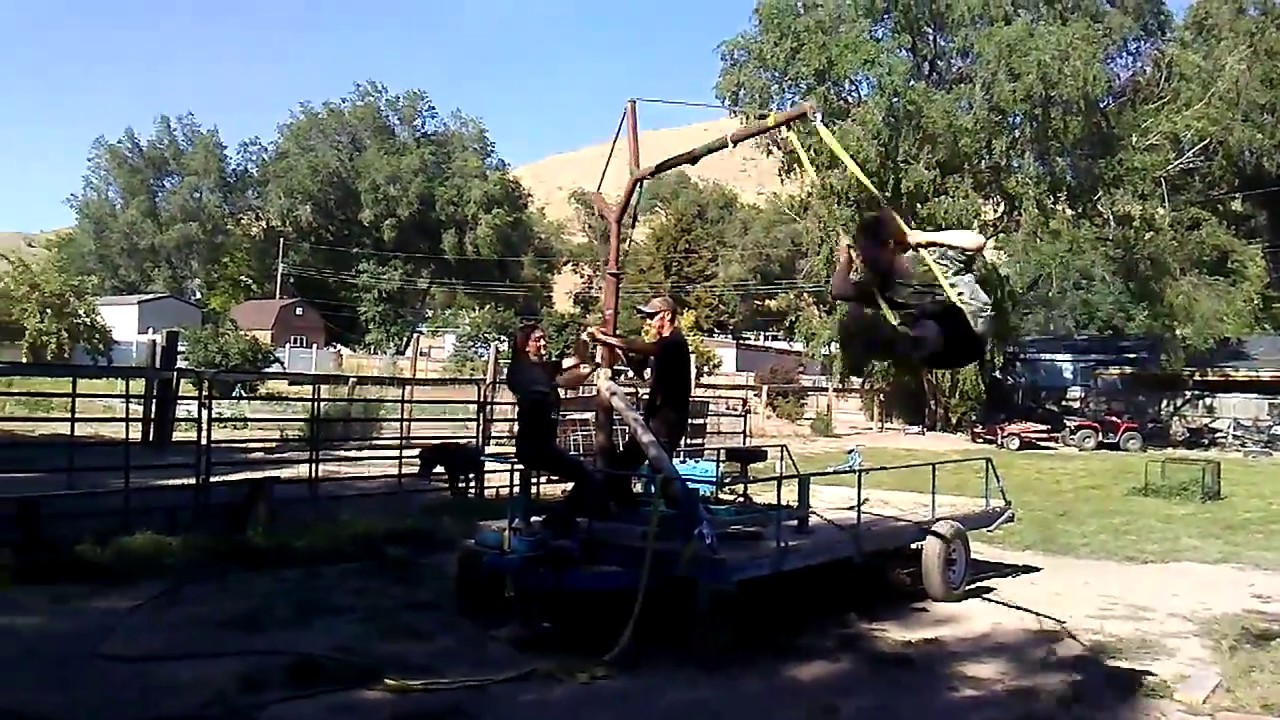 New Amusement Ride Swing made by Frank(prototype) - YouTube