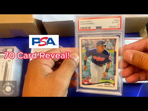My First PSA Grading Submission Reveal: 70 Baseball Cards! - YouTube