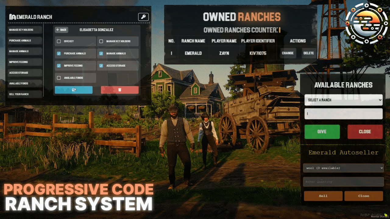 RedM Ranch System [VORP-Core, RSG-Core, QB-Core, RedEm & RPX-Core ...