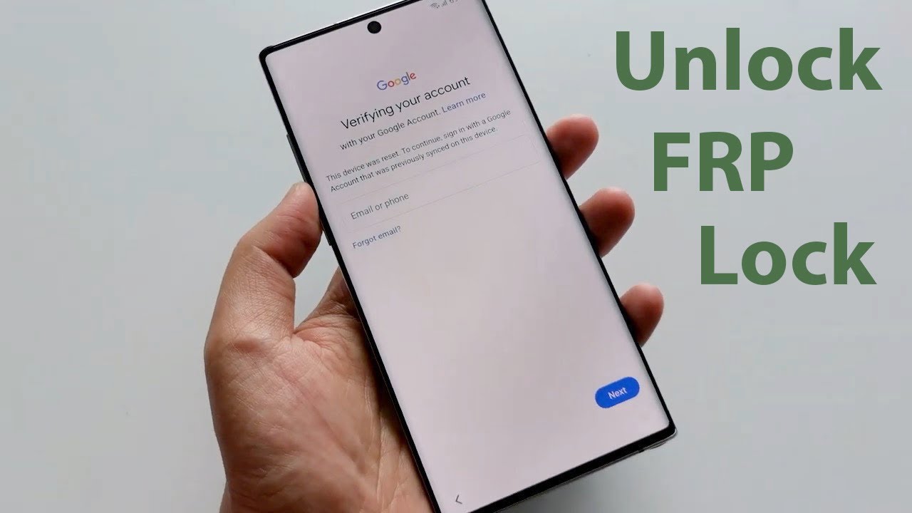 Samsung FRP Removal Lock - Unlock Account Lock Service for ANY Model ...