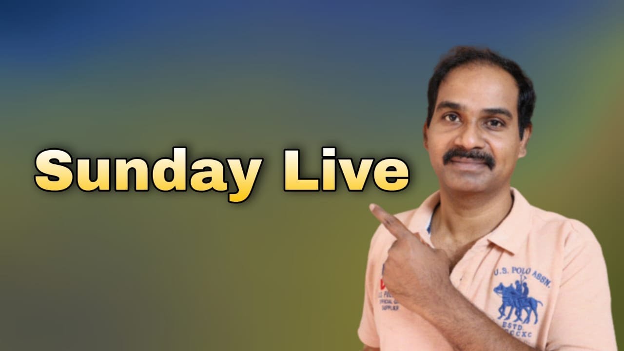 Sunday live సరాదగా మాట్లాడుకుందాం - YouTube