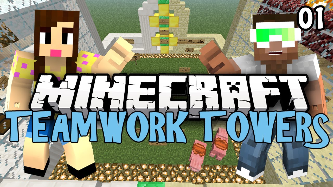 Minecraft Teamwork Towers w/Biggs87x - EP 1 - - YouTube