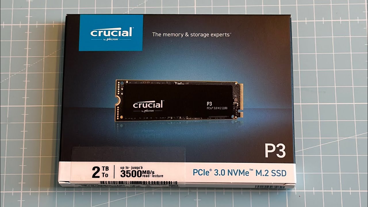 Crucial P3 NVMe SSD 2TB - Unboxing - YouTube