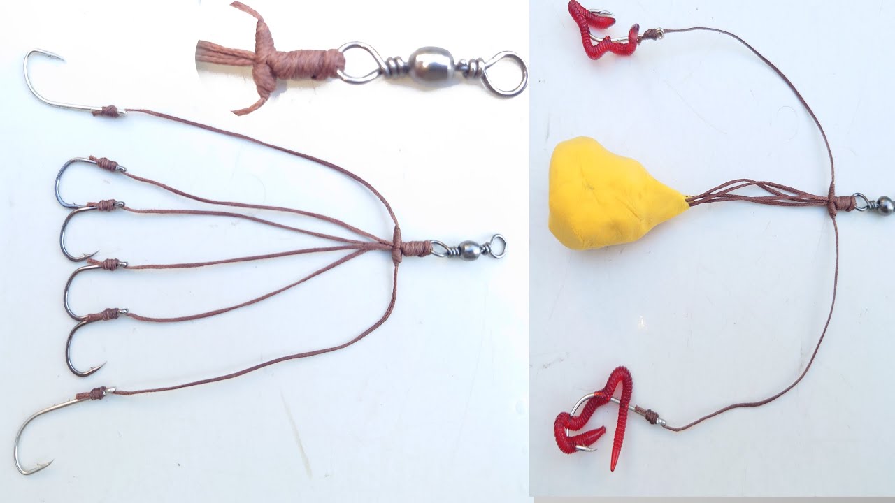 6 hooks bunch knot skills with 200% gurantee | fishing knot | #fishing ...