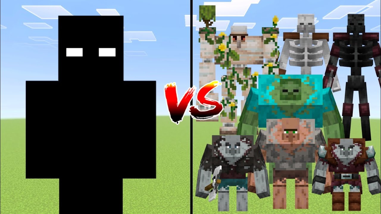 Null vs All Mutant Monsters | Minecraft Bedrock Battle - YouTube