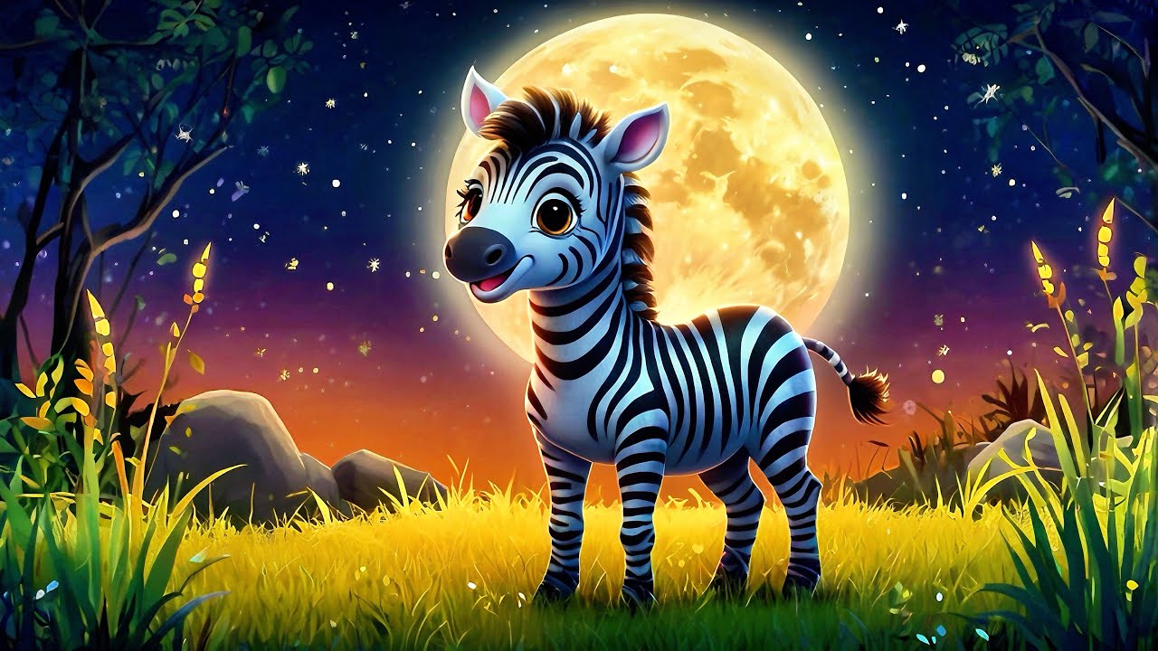 Zebra Night || Nursery Rhymes for Kids || Lullaby || Kids Song - YouTube