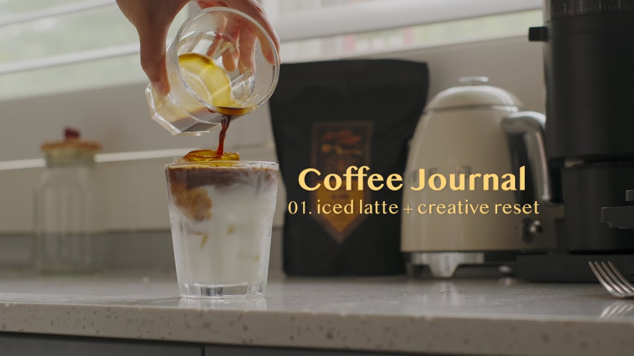Coffee Journal 01 | Iced Latte + Creative Reset - YouTube