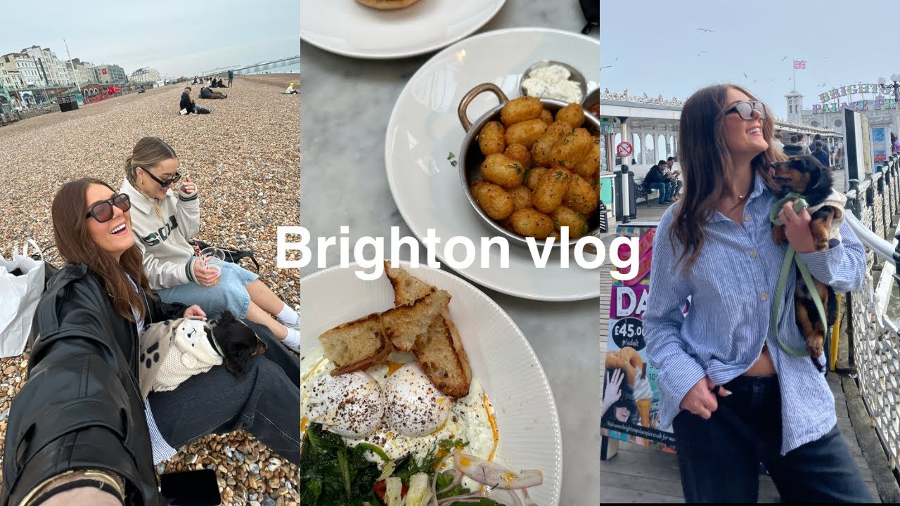 BRIGHTON DAY OUT *VLOG* | brunch, vintage shopping and lots of laughs ...