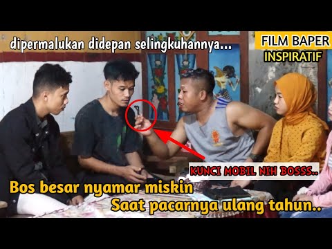 BOS BESAR NYAMAR MISKIN SAAT PACARNYA ULANG TAHUN , Lihatnya bikin nyesek....