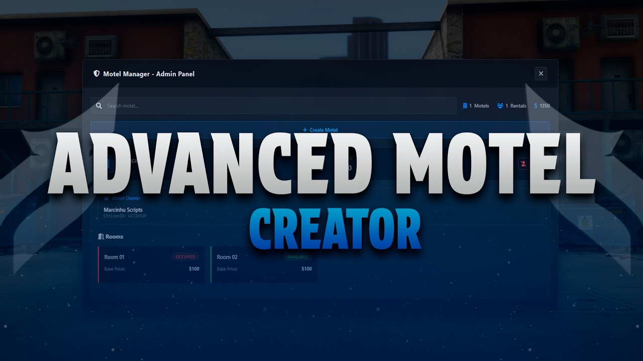 Advanced Motel Creator for FiveM | Create, Own & Rent Motels! - YouTube