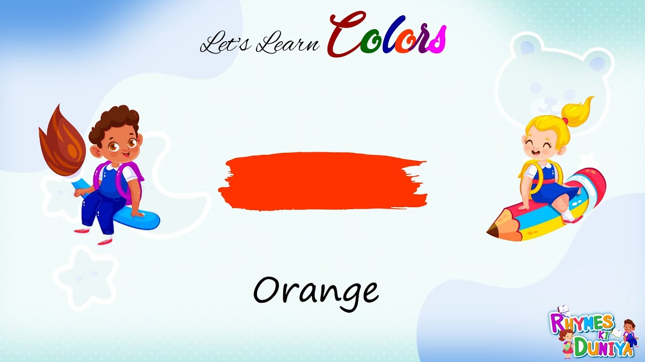 Fun & Easy: Learn Color Names for Kids with Fun Cartoons! Color ...