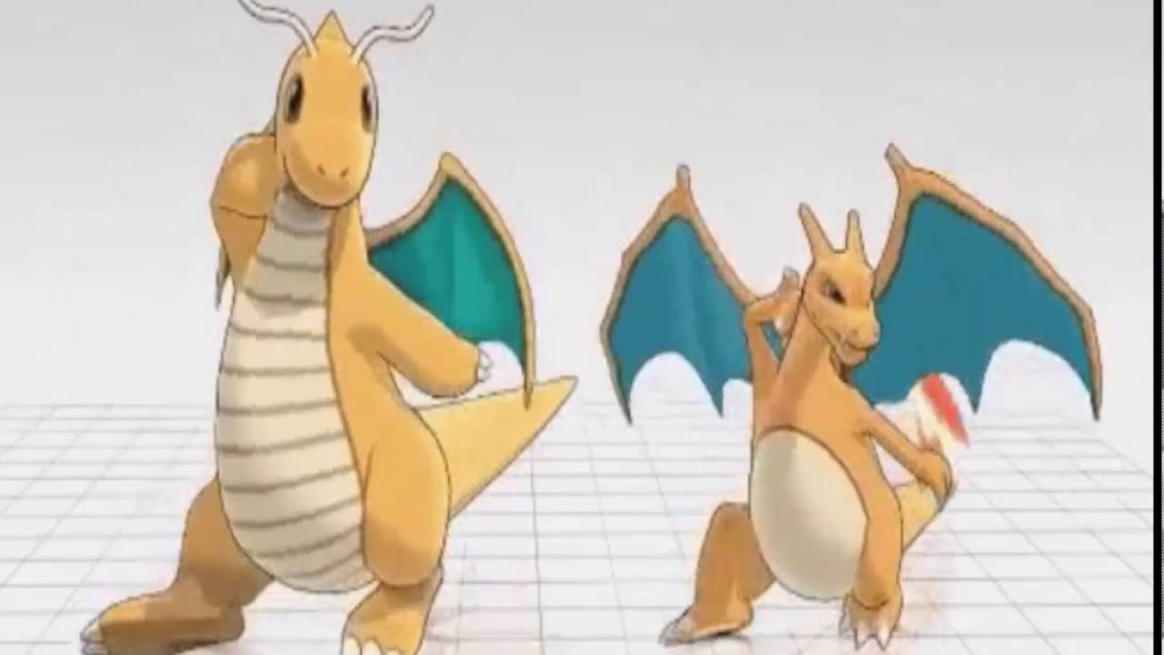 charizard e dragonite dançando lepo lepo - YouTube