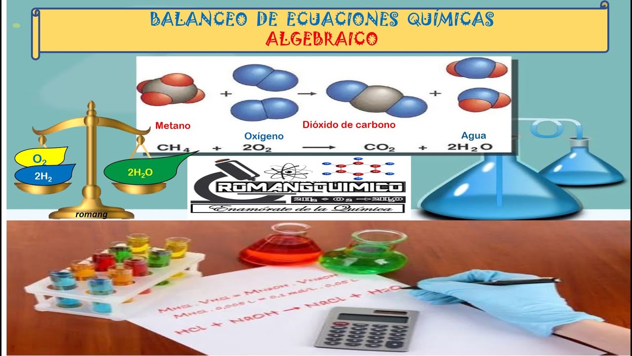 Balanceo de Ecuaciones químicas por Algebraico - Balancing Chemical ...