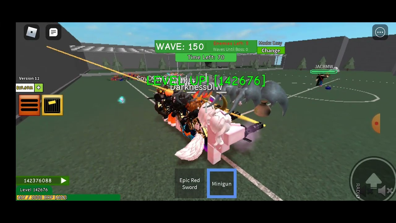 roblox zombies attack wave 200 - YouTube