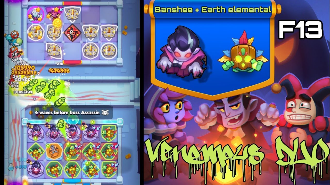 Banshee + Earth Elemental! Our venom covers all bases! - YouTube