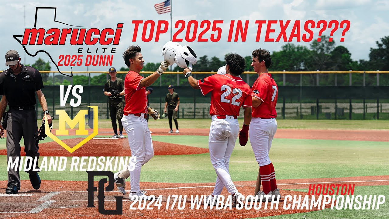 Marucci Elite Texas Dunn vs Midland Redskins 17U | Top 2025 Team in ...