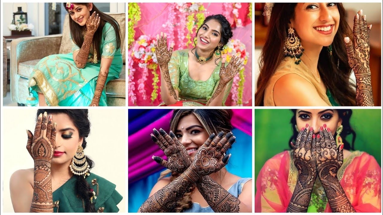 Bridal Mehndi Poses Ideas for Mehndi Ceremony|| Best Poses for Friend ...