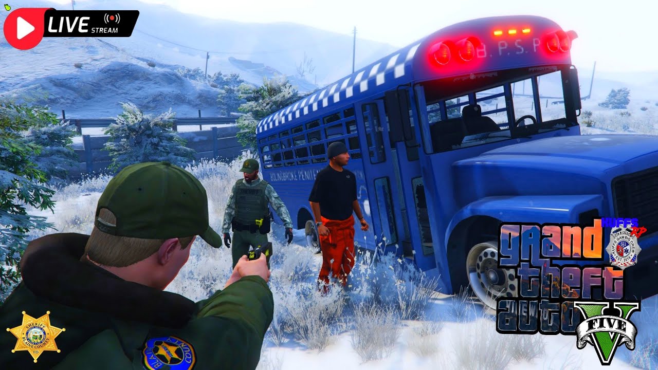 LIVE: GTA FiveM Kuffs Roleplay: Out in the county with Deputy Slicksack ...