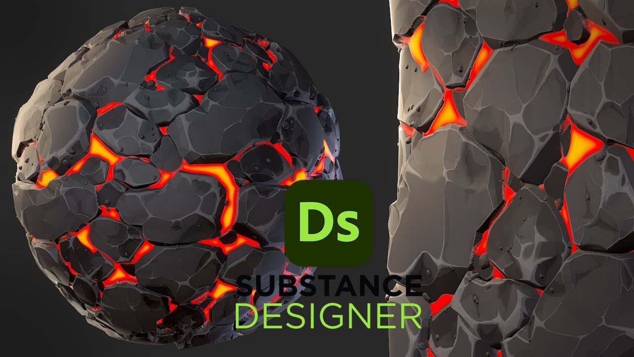 Stylized Lava Floor - Substance 3D Designer - YouTube