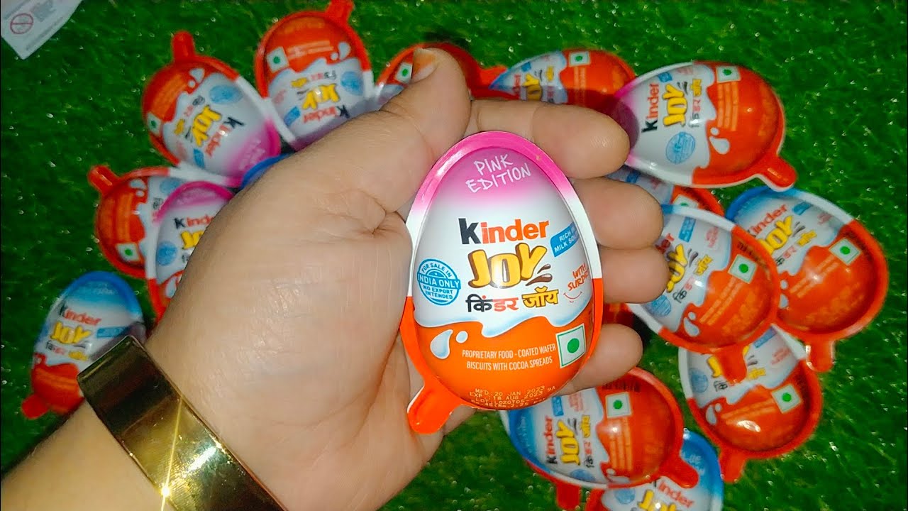 kinder Joy chocolaty white cream egg kinder Joy open video please ...