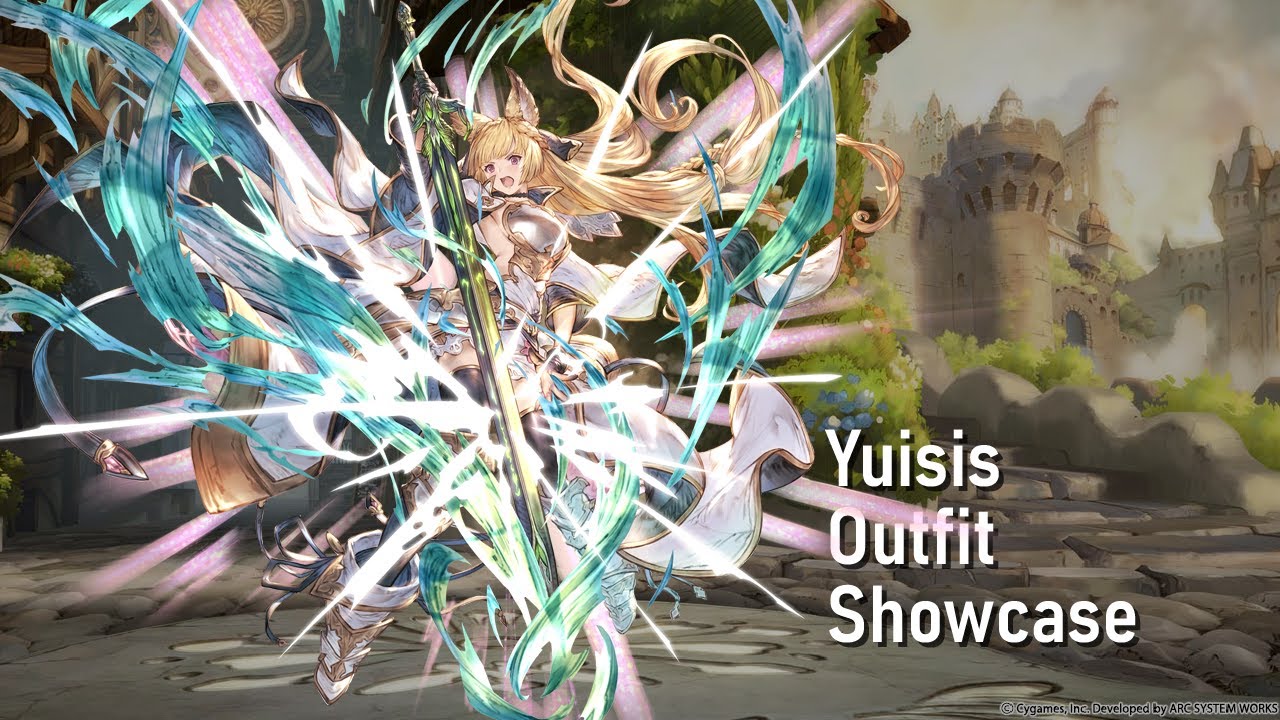 Yuisis Daily Outfit - Swiftblade Cavalier GBF Animation Showcase - YouTube