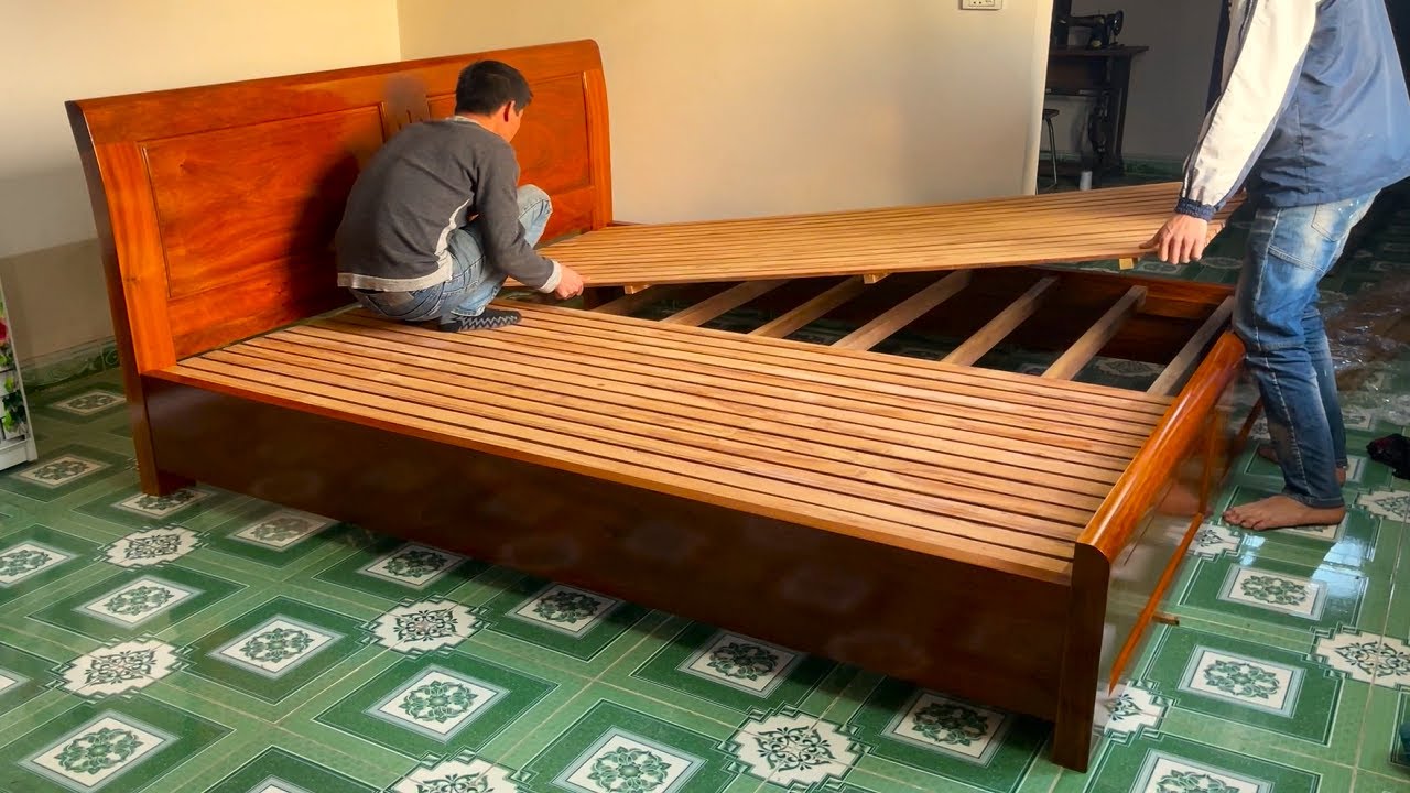 Extremely Ingenious Skills Machine Woodworking Mr Van Worker // Making ...