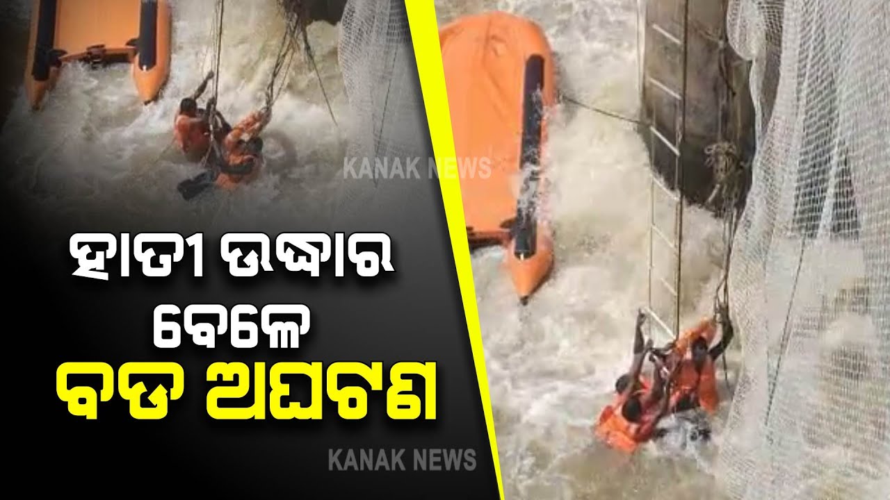 Tusker Rescue Operation Turns Tragic As ODRAF Boat Capsizes In Mahanadi ...