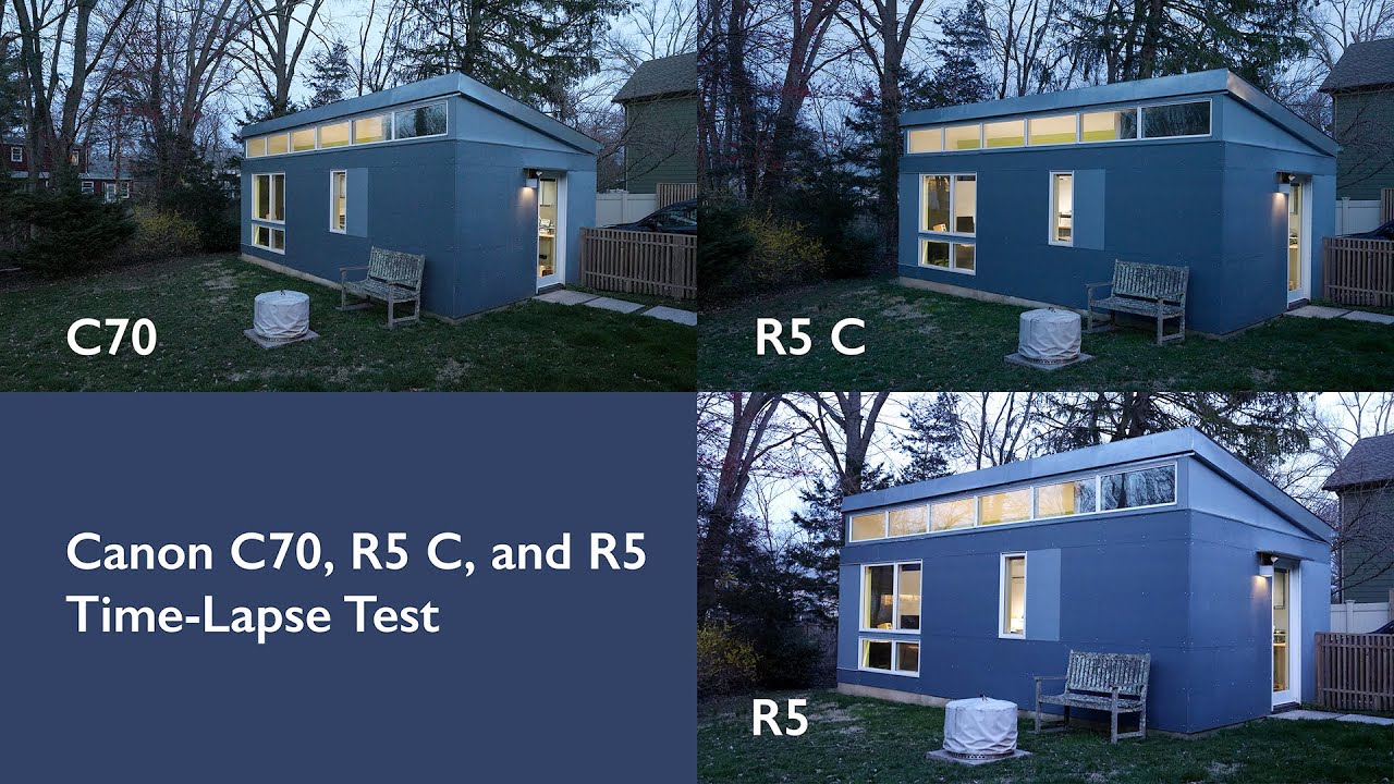 Canon C70, R5 C, and R5 Time-Lapse Test - YouTube