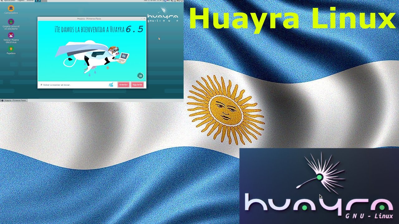Huayra Linux 6.5 Argentinian Linux Distro - YouTube