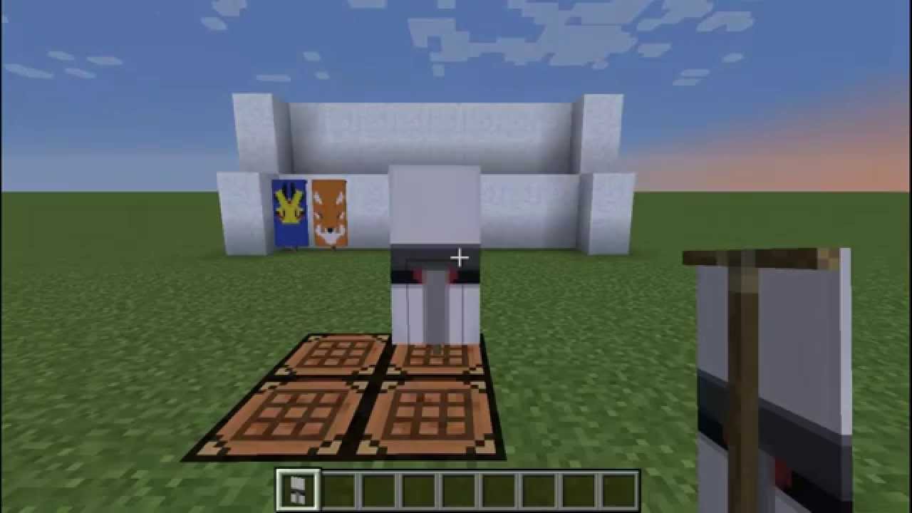 Minecraft Banner Tutorials - Iron Golem - Ep 9 - YouTube