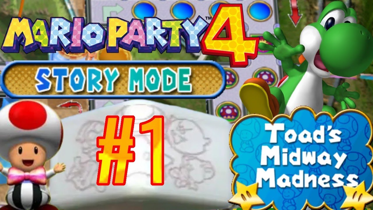 Mario Party 4 | #1 🎲 Story Mode: Toad's Midway Madness (1/2) [WT | HD ...